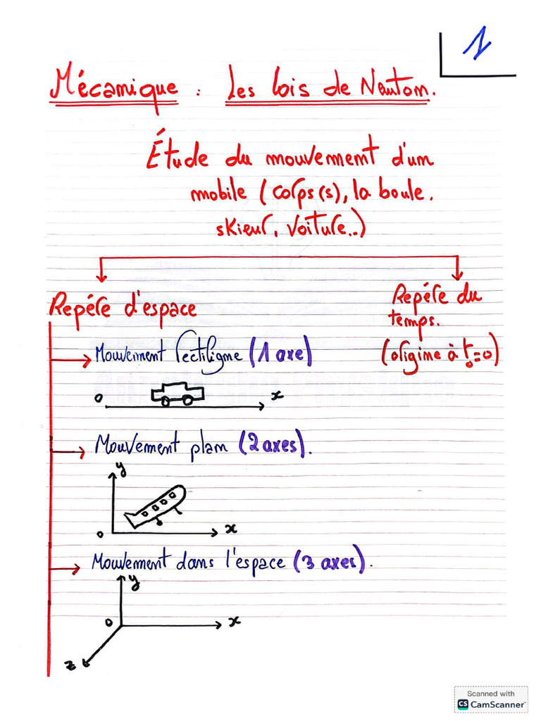 Cours - Les Lois de Newton | PDF