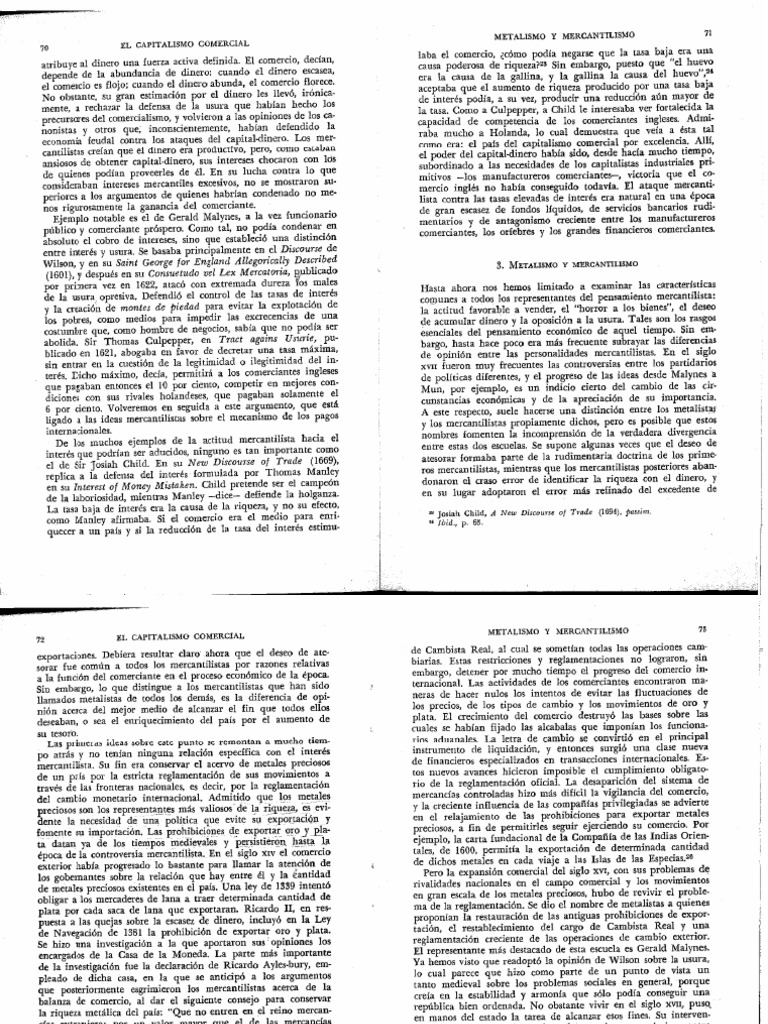 Eric Roll - Historia de Las Doctrinas Económicas | PDF