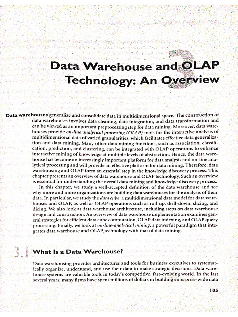 BI UNIT III Business Intelligence | PDF