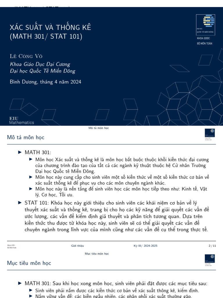 Gioi Thieu Mon Hoc | PDF