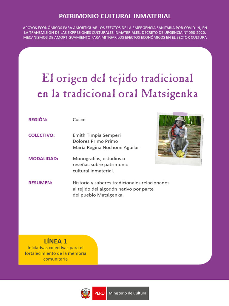 Timpia Semperi Emith Final | PDF | Textiles | Telar