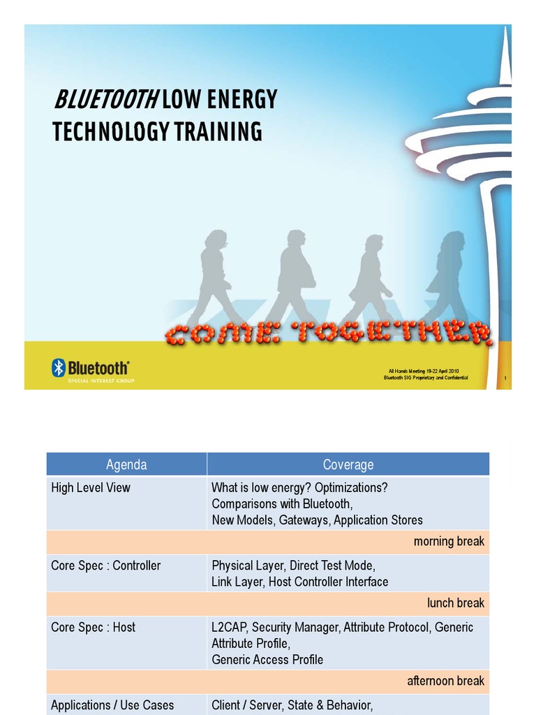 BTLE Tech Training From BTSIG | PDF | Bluetooth | Mobile App