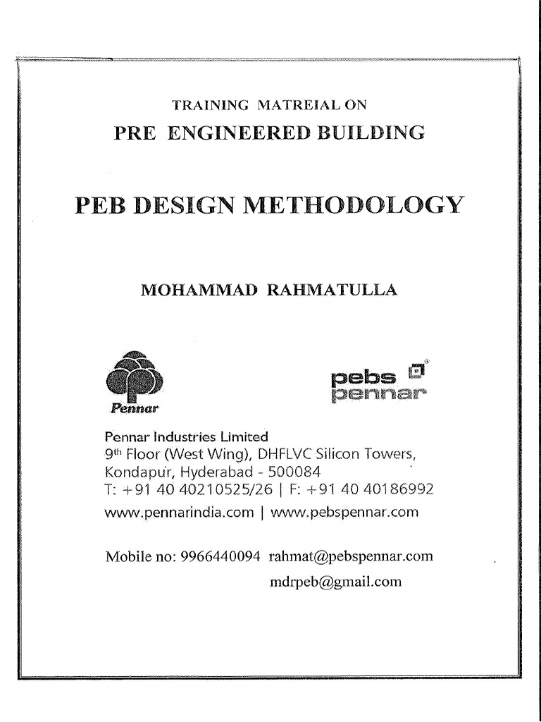 PEB Design Methodology. | PDF