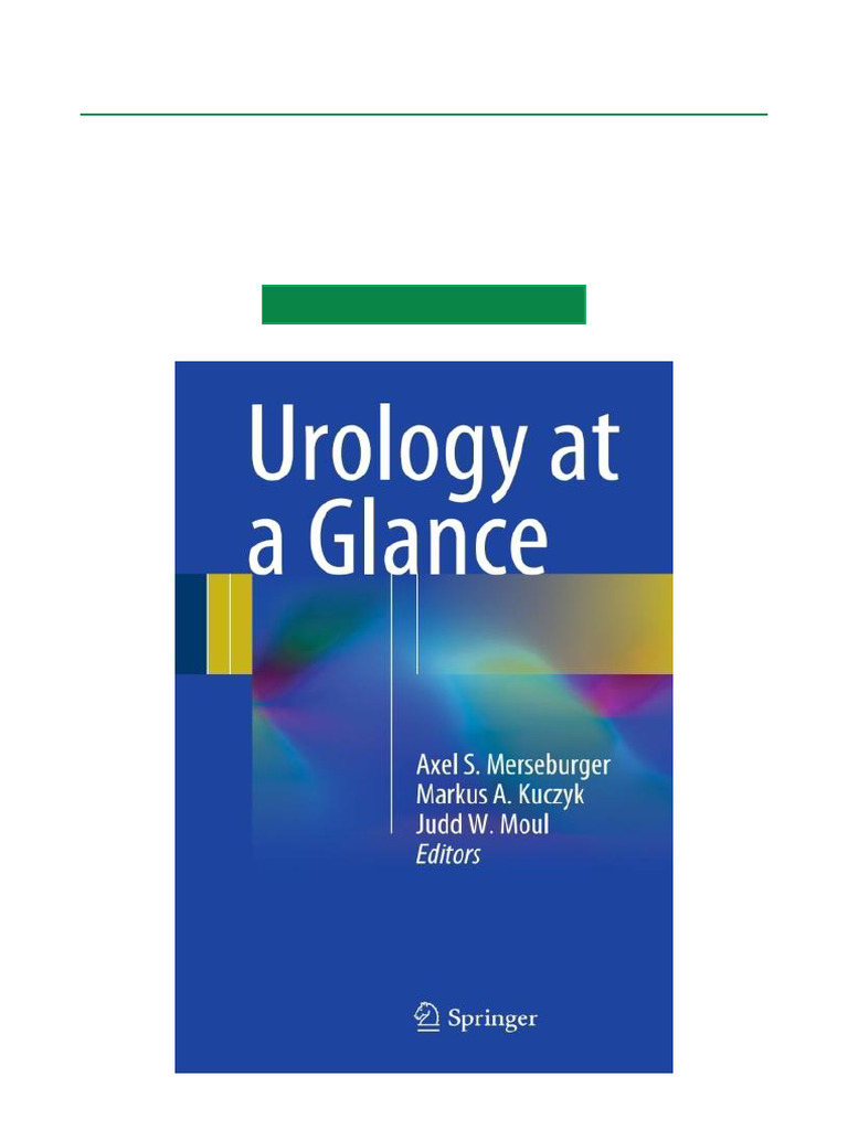 Urology at a Glance Overview | PDF | Kidney | Diseases And Disorders