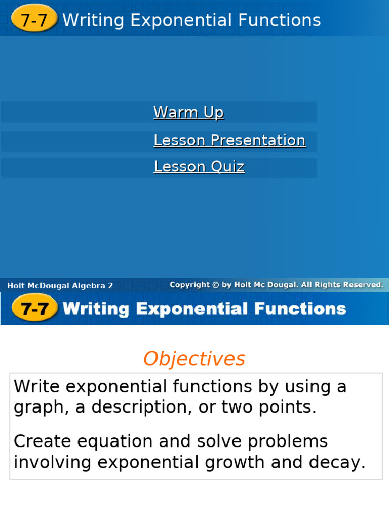 VAP9 Q4W3 Writing Exponential Functions | PDF | Exponential Function | Algebra