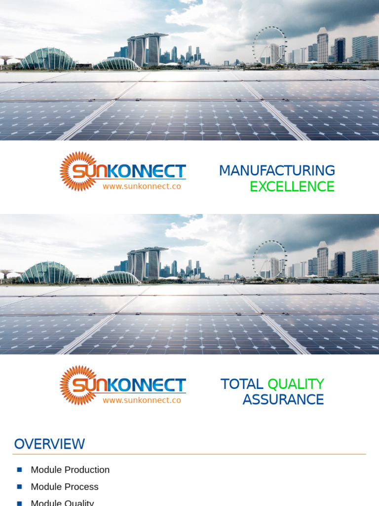 Solar Module Manufacturing Process Overview | PDF | Photovoltaics ...