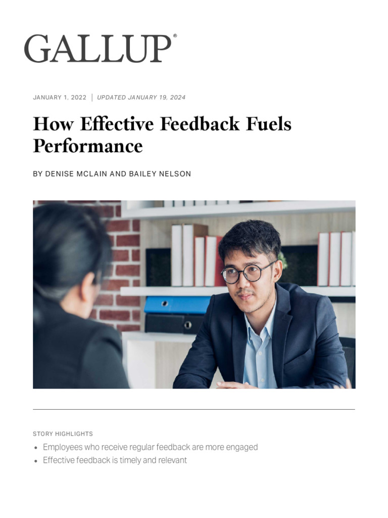 Fast Feedback for Enhanced Performance | PDF | Goal | Mindset