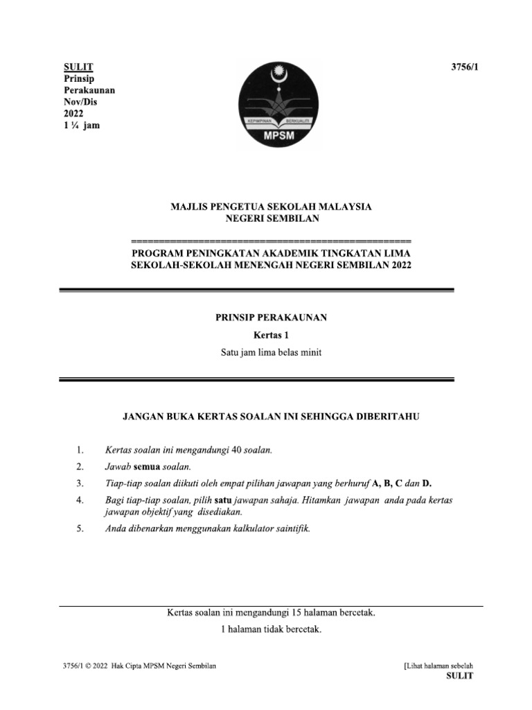 TRIAL N9 K1 2022 Q | PDF