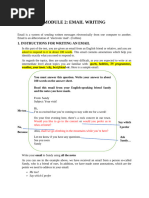 Form 3 - Writing An Email | PDF | Linguistics