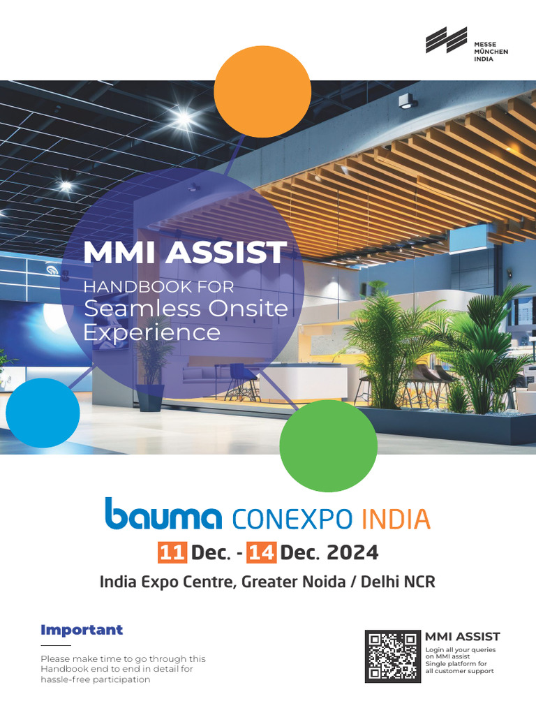 MMI Assist Exhibitor Handbook - Bauma 2024 - 28 Nov - 11.20 | PDF