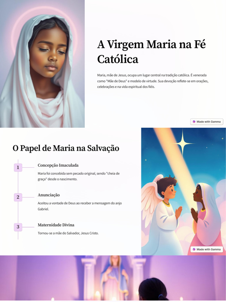 A Importância de Maria na Fé Católica | PDF | Maria, mãe de Jesus | Oração