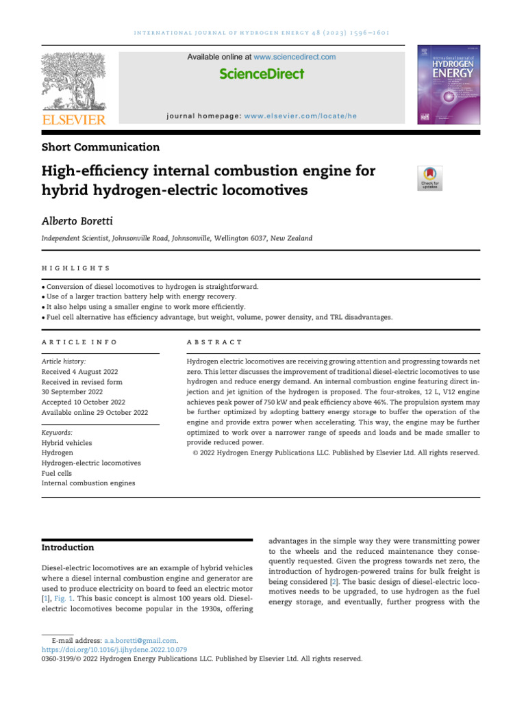High-efficiency Internal Combustion Engine For | PDF | Diesel Engine ...