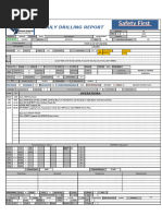 Daily Drilling Report Template | PDF | Geotechnical Engineering | Civil ...