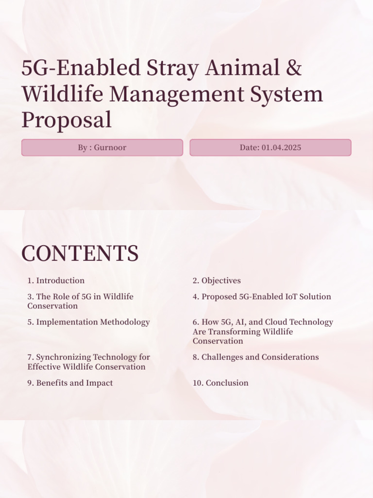 5G-Enabled Stray Animal & Wil | PDF | Internet Of Things | Artificial ...