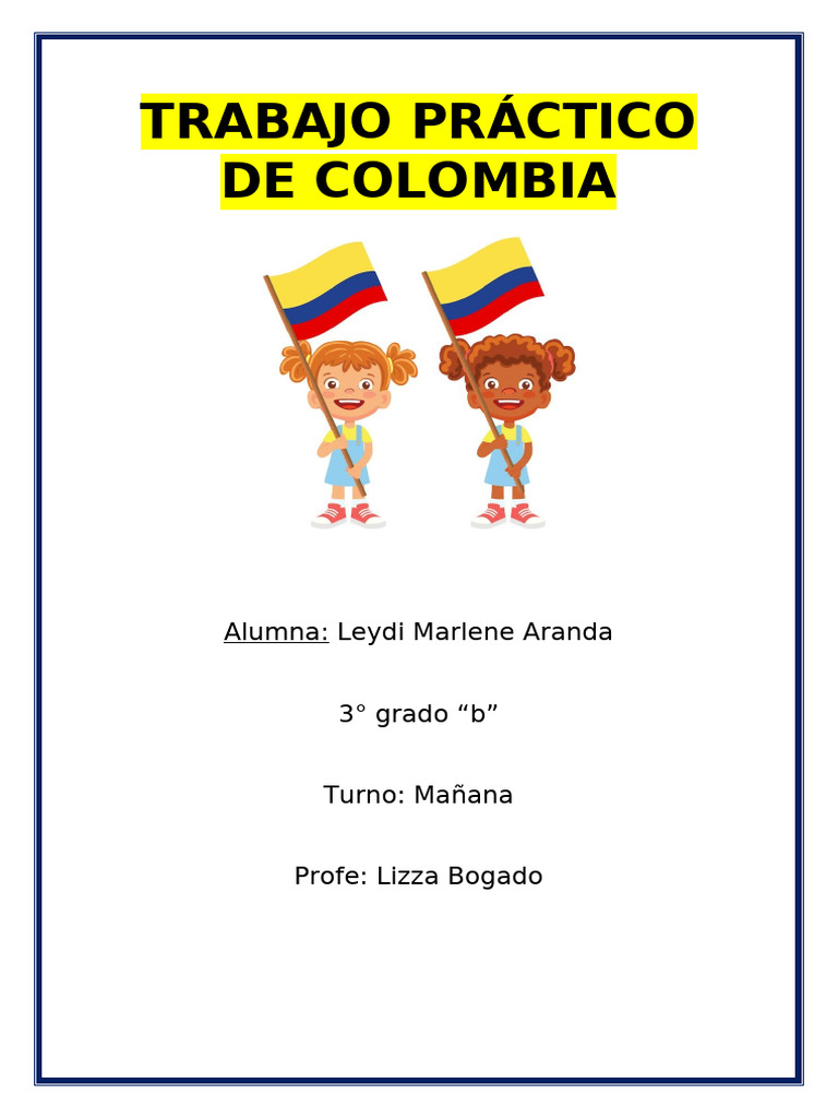 Trabajo Práctico de Colombia | PDF