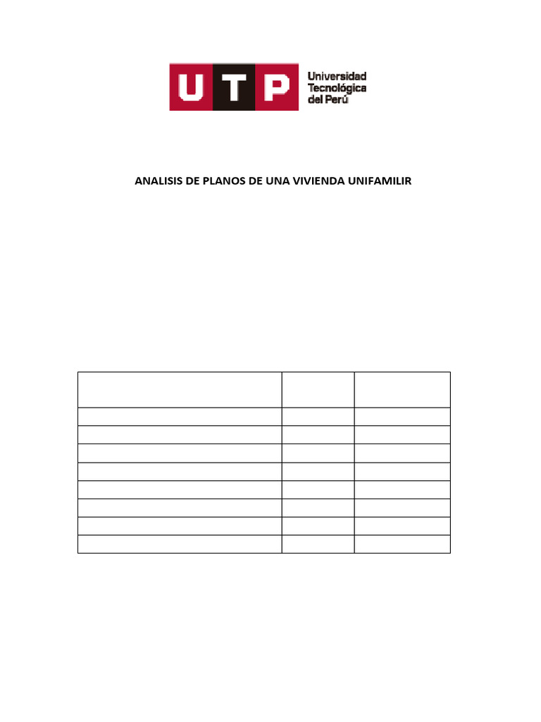 Analisis de Planos de Arquitectura-Metrados | PDF | edificio | Dibujo técnico