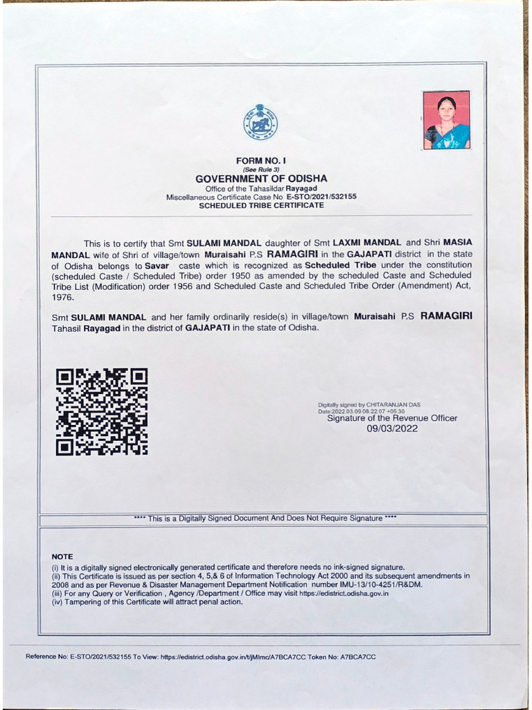 Cast Certificate - Sulami | PDF
