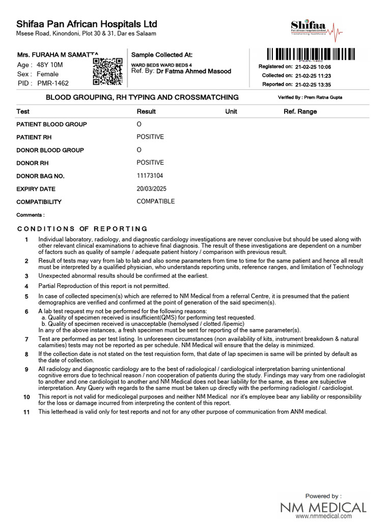 Blood Grouping and Crossmatching-1 | PDF | Radiology | Blood Type