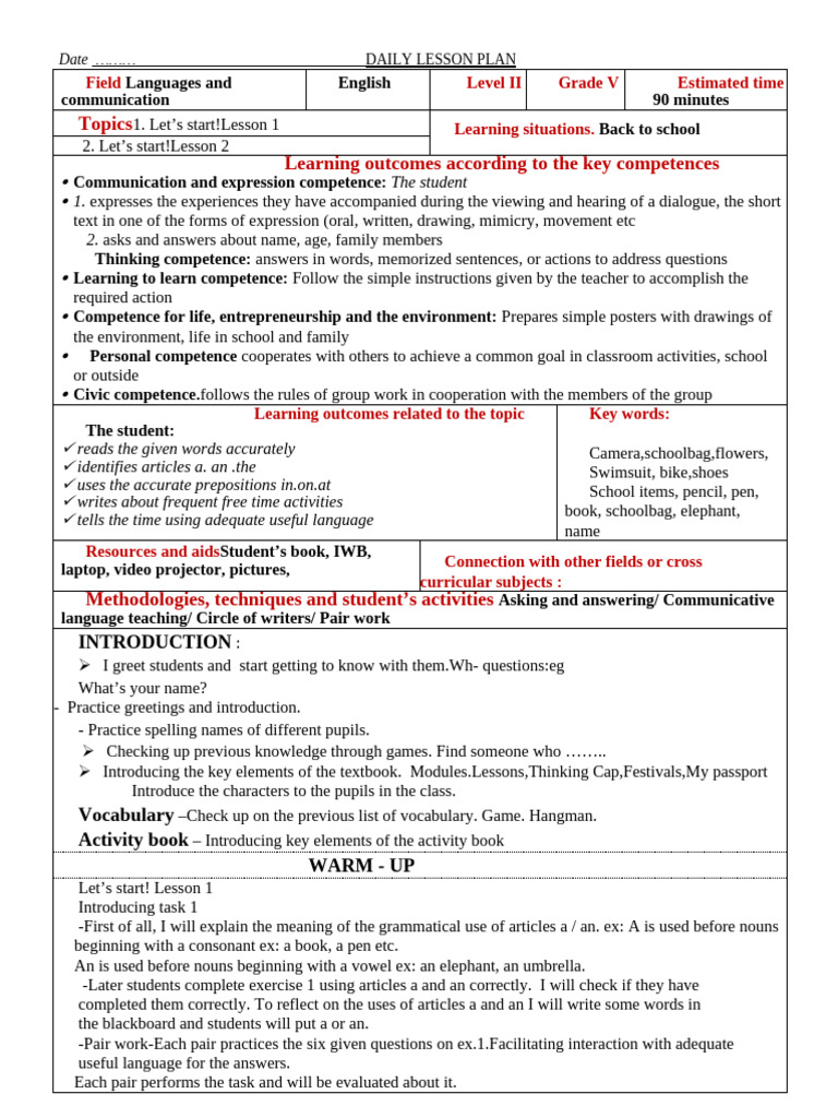 Ditar 1.1 | PDF | Learning | Language Education