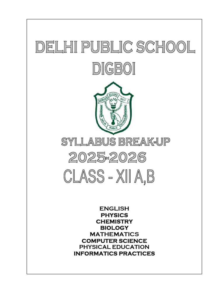 2025 Syllabus Class12AB | PDF | Integral | Function (Mathematics)