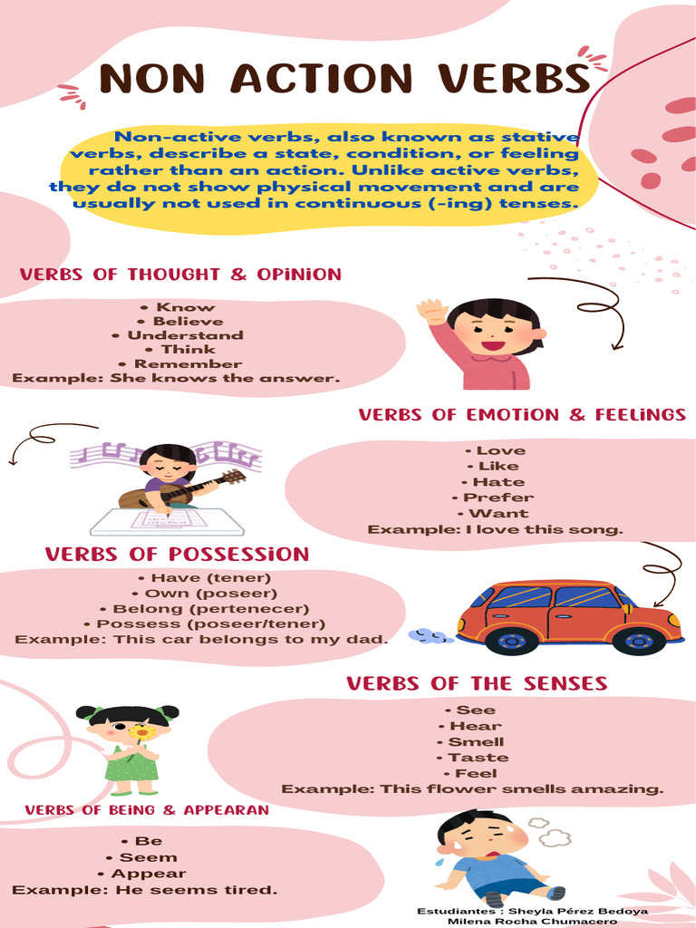 Understanding Non-Action Verbs | PDF
