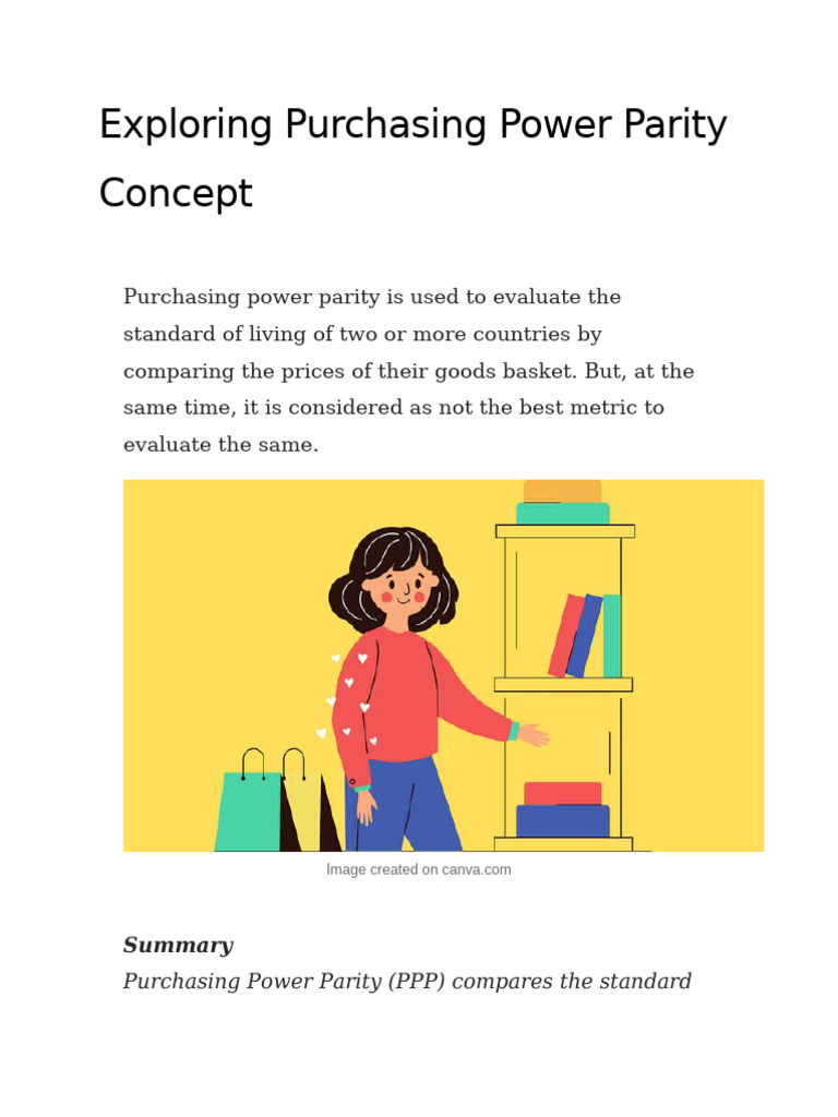 Understanding Purchasing Power Parity | PDF | Cost Of Living ...