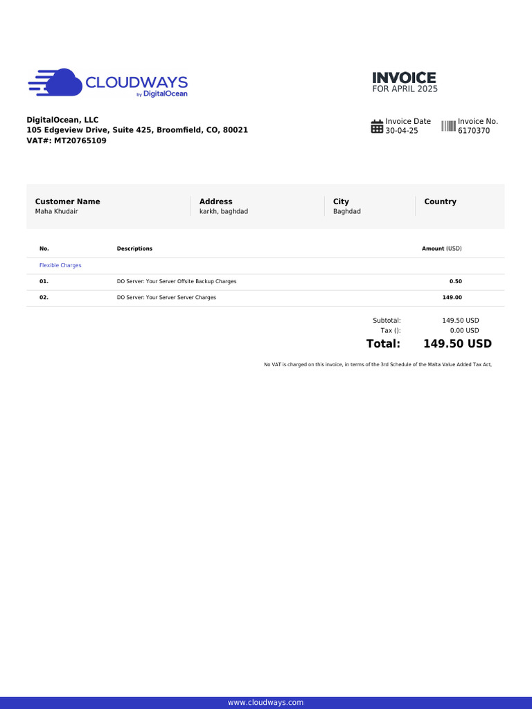 Invoice 6170370 | PDF