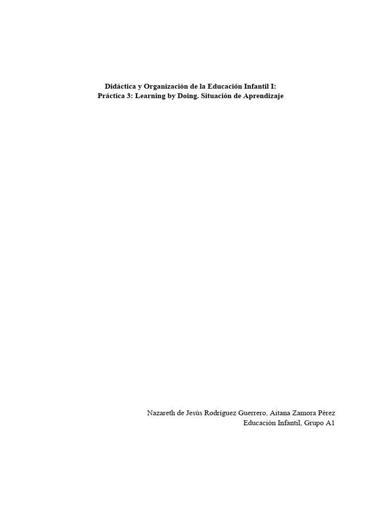 LBD Didáctica 3 | PDF | Aprendizaje | Autismo