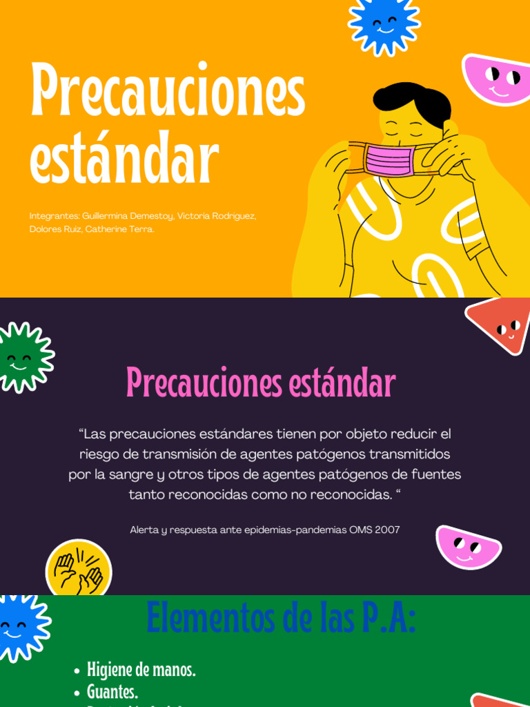Precauciones Estándar | PDF | Lavado de manos | Salud pública