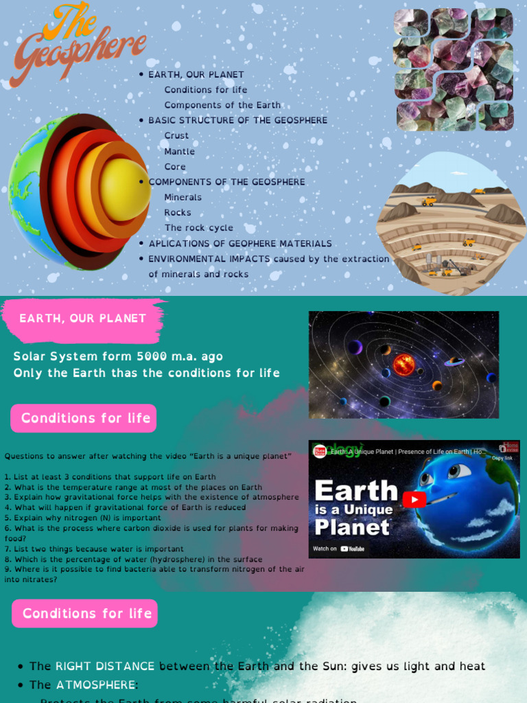 1. GEOSPHERE-PPT-AV_e1fc653e9b45a65100b399a04a1f65f7 | PDF | Rock ...