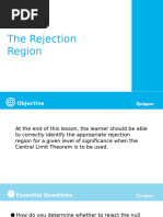 Identifying Rejection Regions in Tests | PDF | Normal Distribution ...