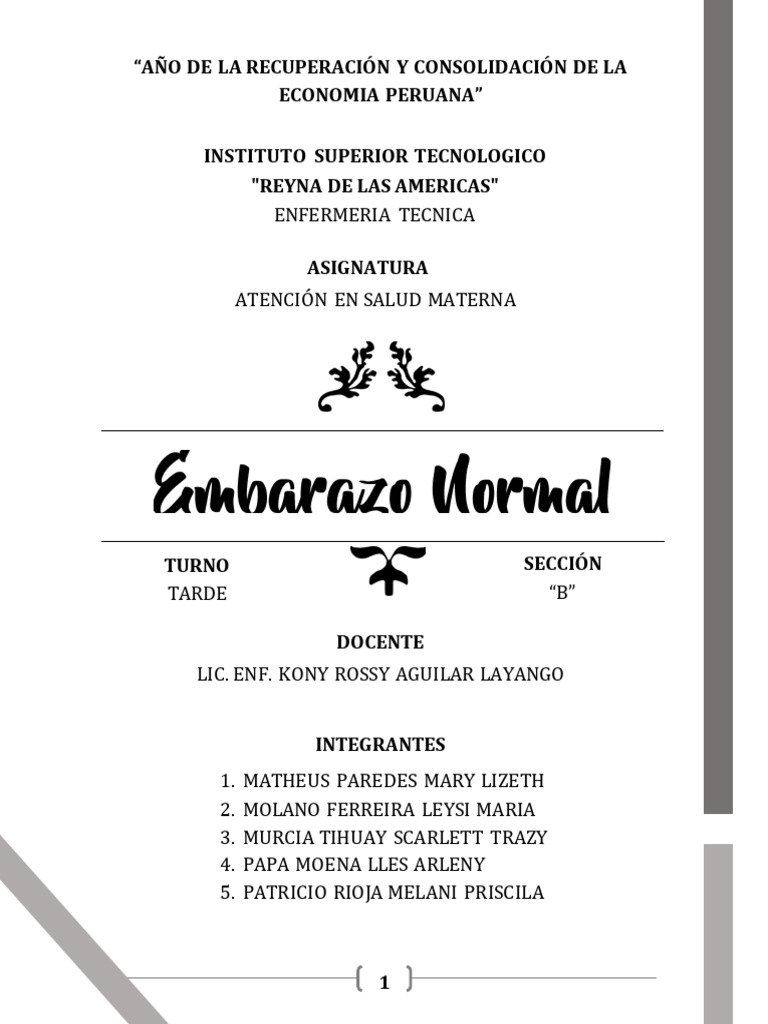 Embarazo Normal: Guía Completa de Cuidados | PDF | El embarazo | Parto