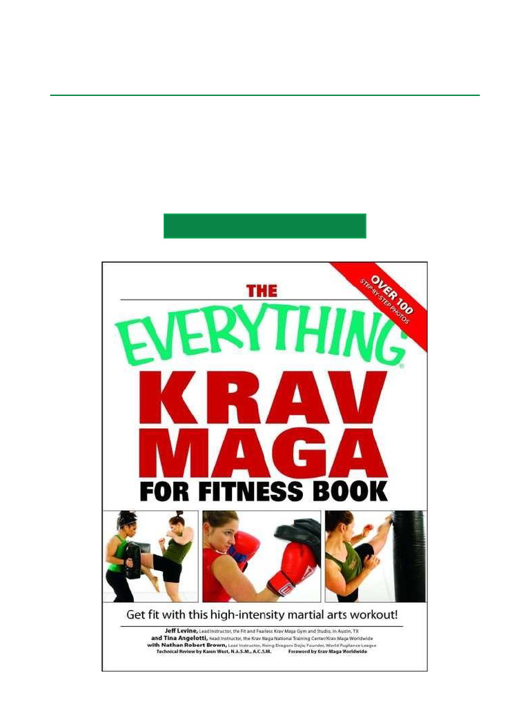 The Everything Krav Maga For Fitness Book Get Fit Fast With This High ...