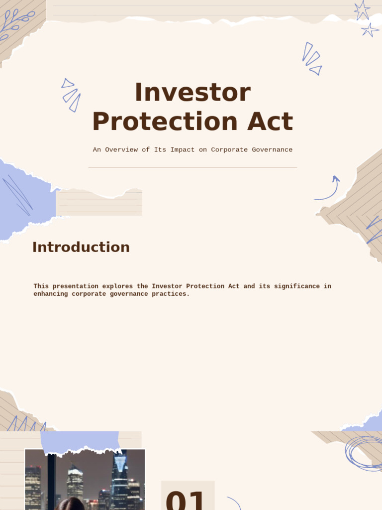 Investor Protection Act | PDF | Governance | Regulatory Compliance