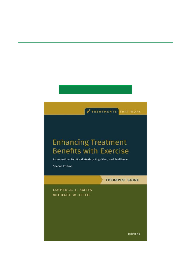 Enhancing Treatment Benefits With Exercise TG Component Interventions ...
