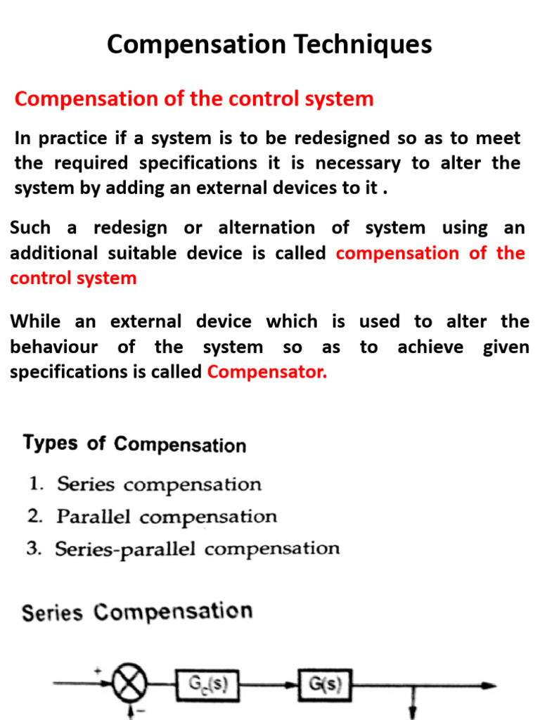 R23 CS Unit-V Compensators | PDF