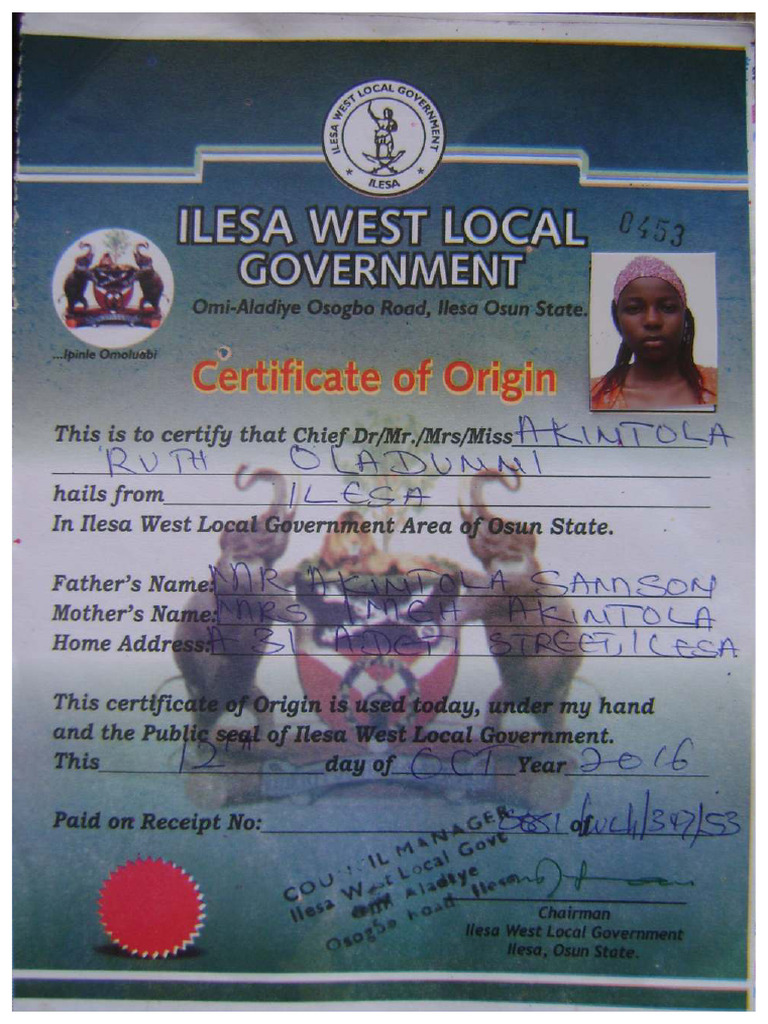 Ilesha of Origin | PDF