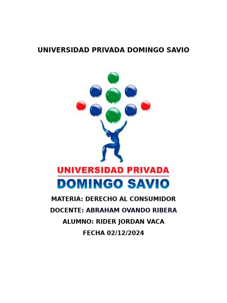 ANALISIS DE LA LEY 453 | PDF | Consumo (economía) | Los consumidores