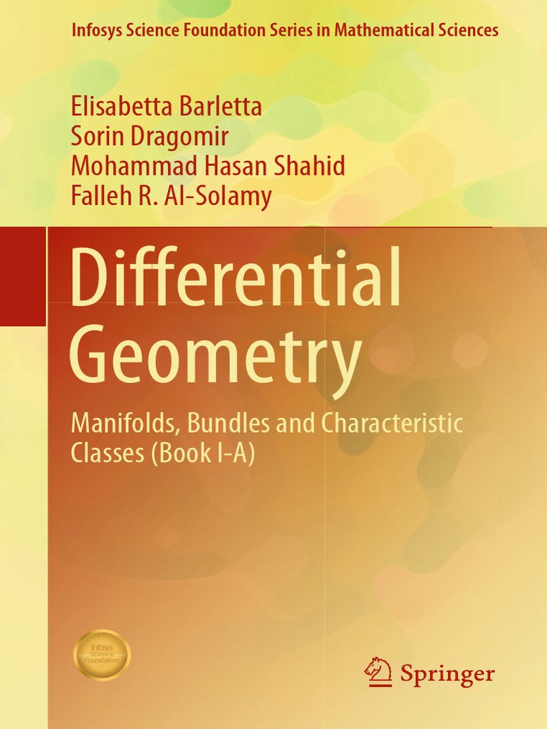 Differential Geometry by E. Barletta - S. Dragomir (2025) | PDF | Differentiable Manifold | Manifold