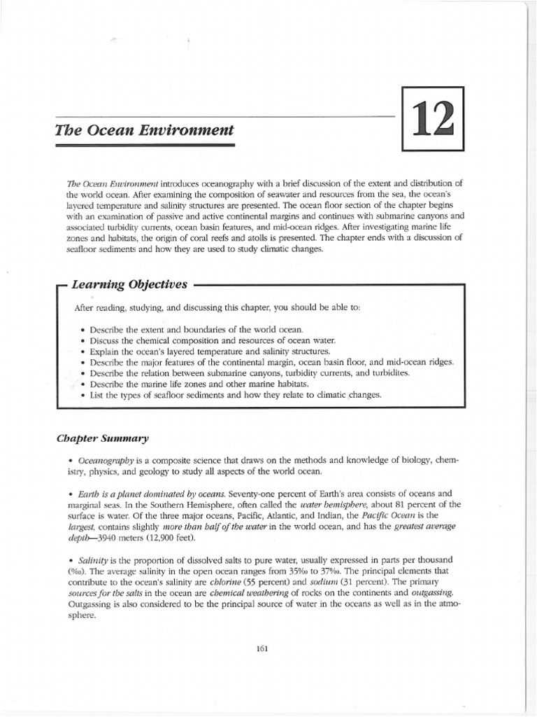 Oceanography Chapter 13, Tarbuck and Lutgens | PDF
