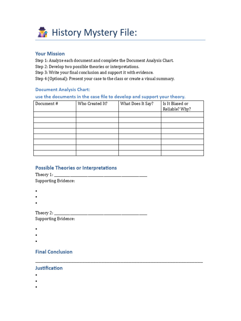 Generic Mystery File | PDF