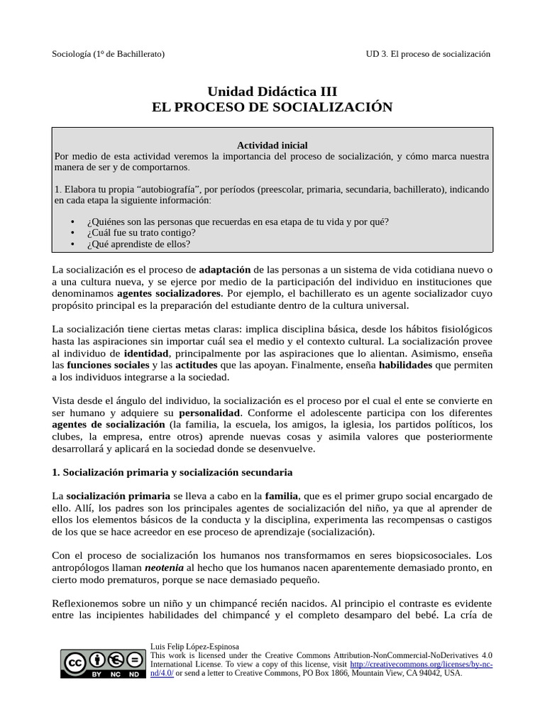 Proceso de Socialización en Adolescencia | PDF | Ideologías | Estatus ...