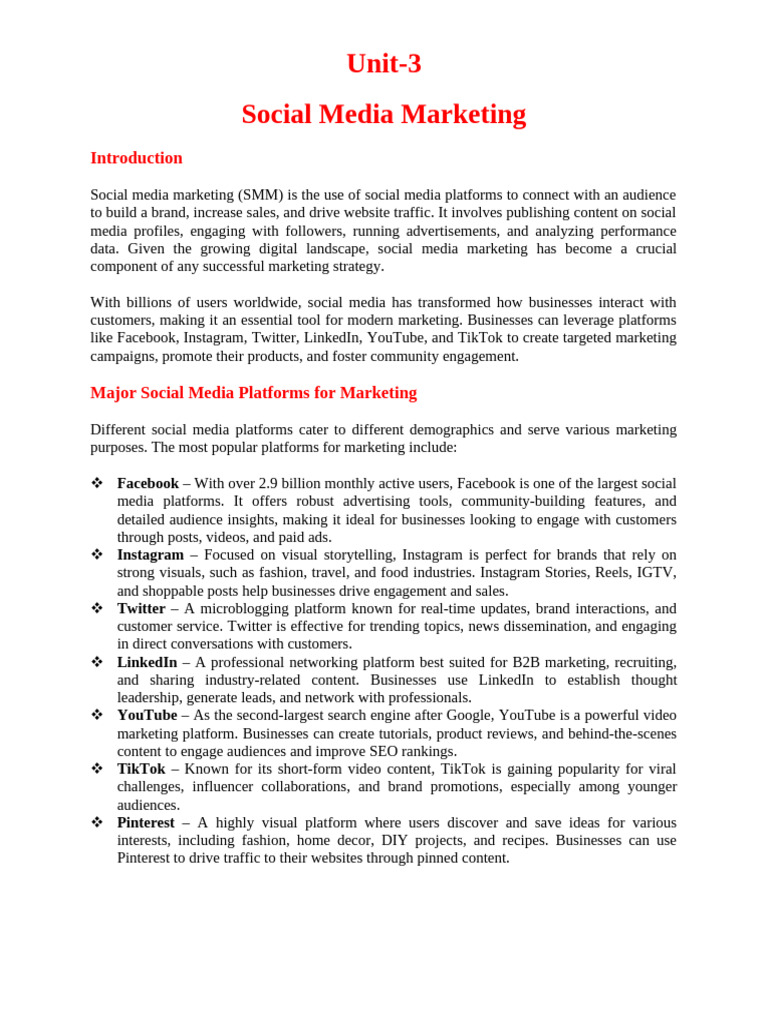 Social Media Marketing Strategies Guide | PDF | Social Media Marketing ...