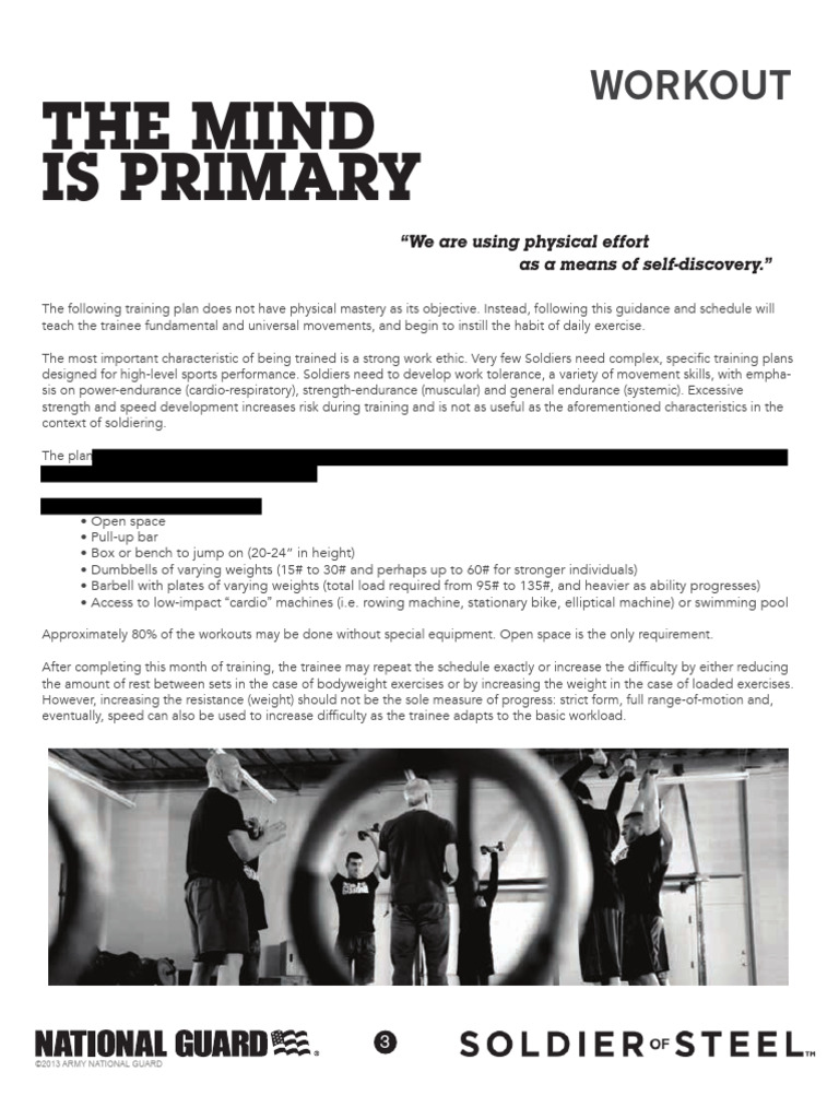 Army Training Plan Free PDF Template Downl65312njkoad - Redacted | PDF ...