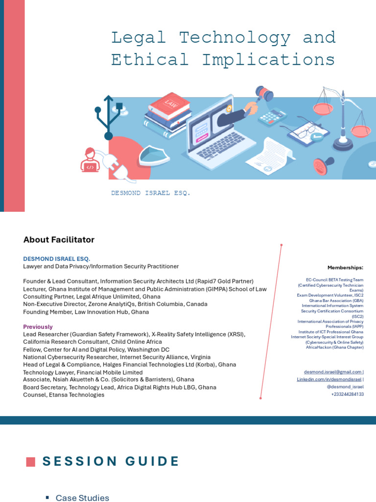 LegalTech Ethics and Implications | PDF | Artificial Intelligence ...