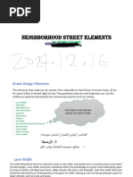Standard Street and Sidewalk Dimensions | PDF | Street | Urban Planning
