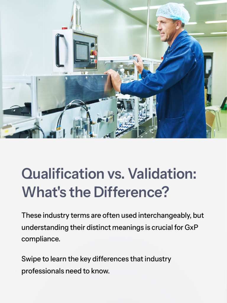 Nathan Roman - Qualification Vs Validation | PDF | Verification And Validation | Quality