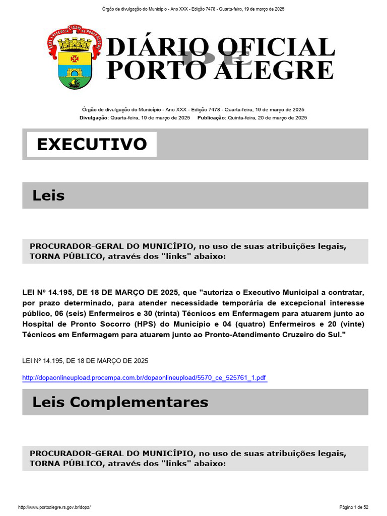 5570_ce_20250319_executivo | PDF | Enfermagem