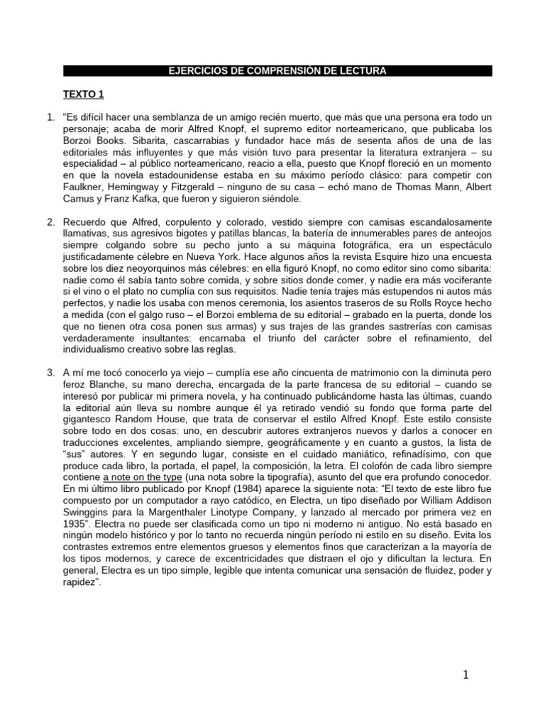 Textos 1y2 Preu | PDF | Amor | Sicología