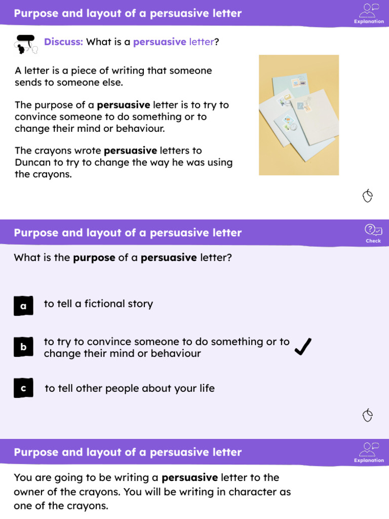 Understanding Persuasive Letters | PDF